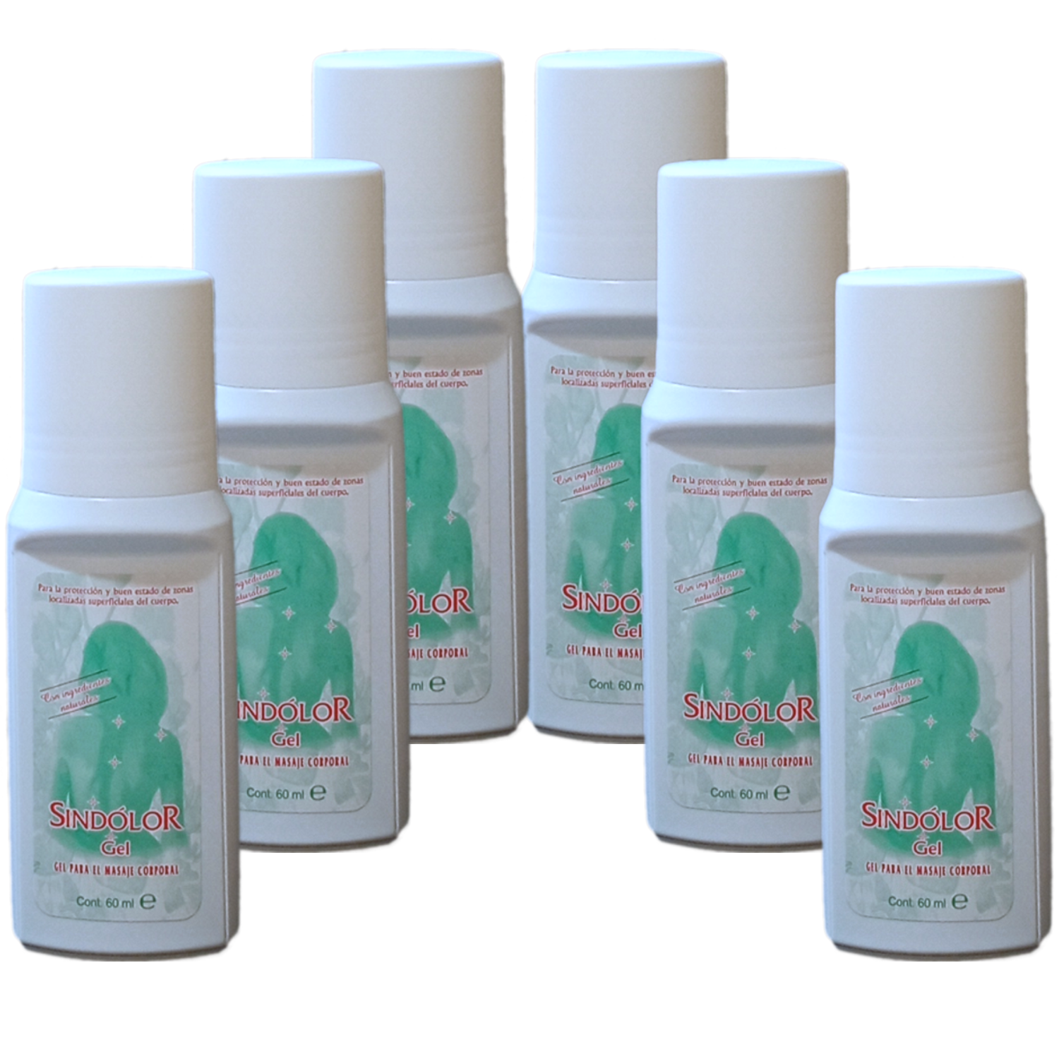 Dexhome Original Gel Sin Dolor Rollon 60 ml. Pack 6 Unidades | Rollon ...
